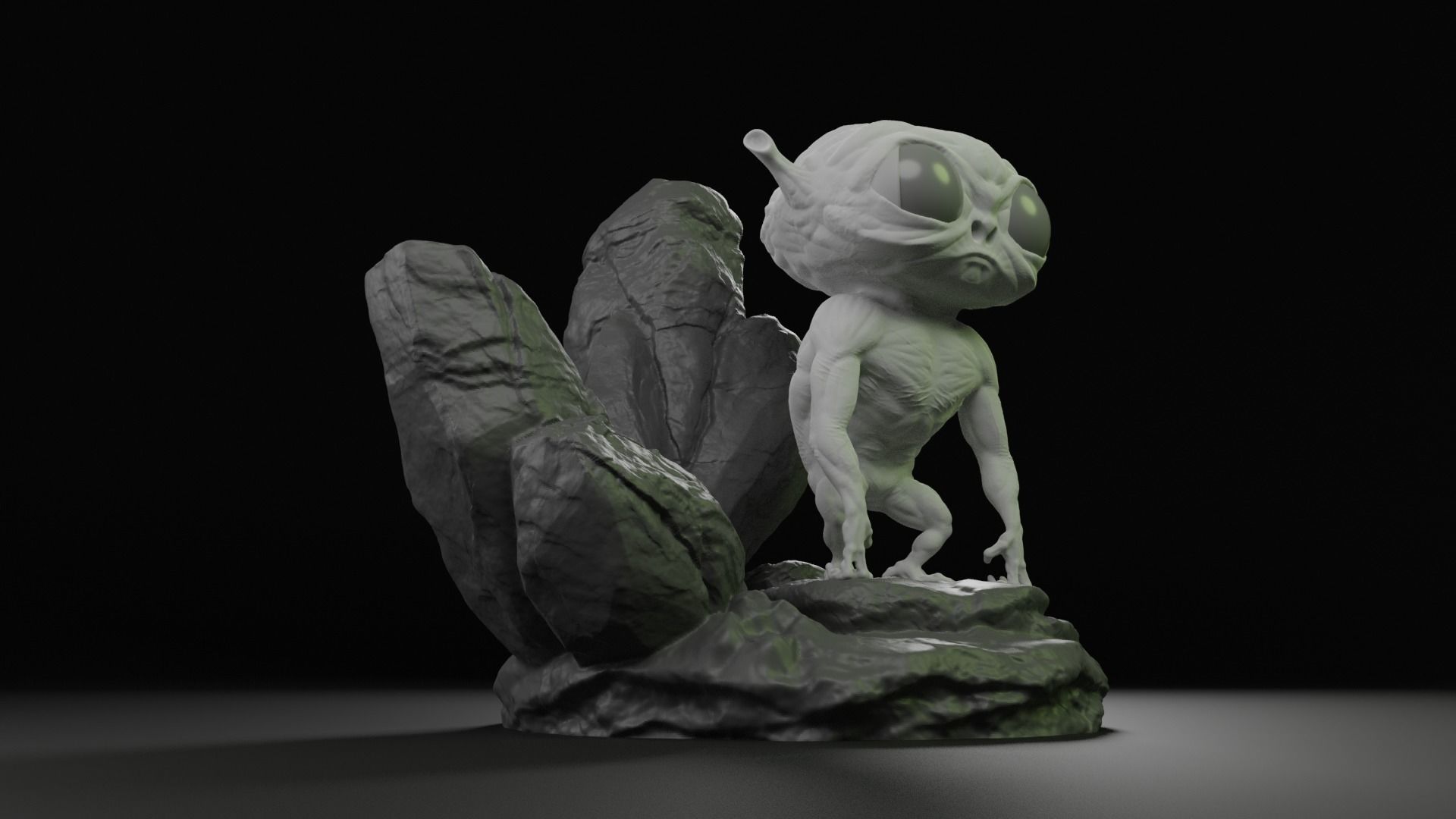 3D model alien Dwarf VR / AR / low-poly | CGTrader