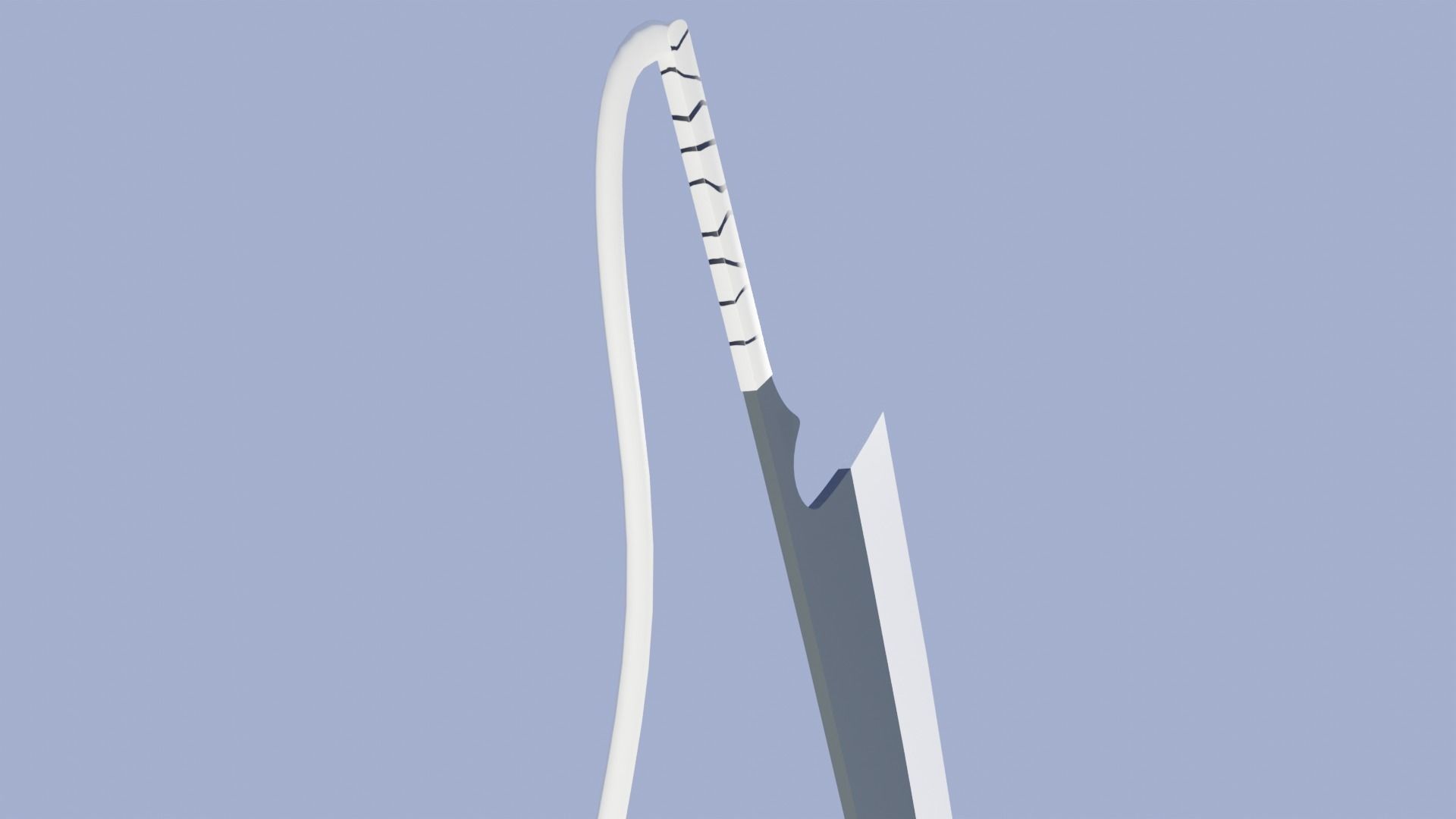 Anime sword Zangetsu free 3D model | CGTrader