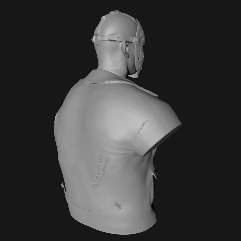 JASON VORHEES - BUST - FRIDAY THE 13TH 3D model 3D printable | CGTrader