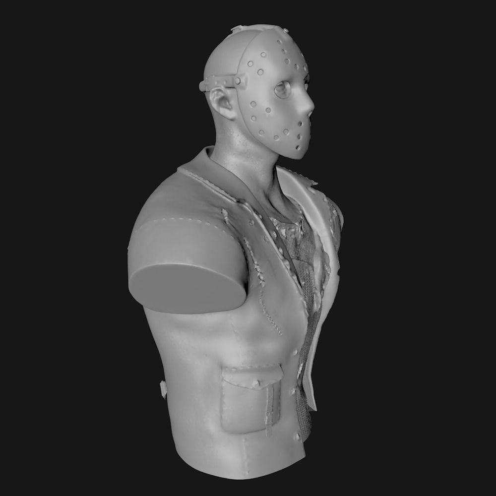 JASON VORHEES - BUST - FRIDAY THE 13TH 3D model 3D printable | CGTrader