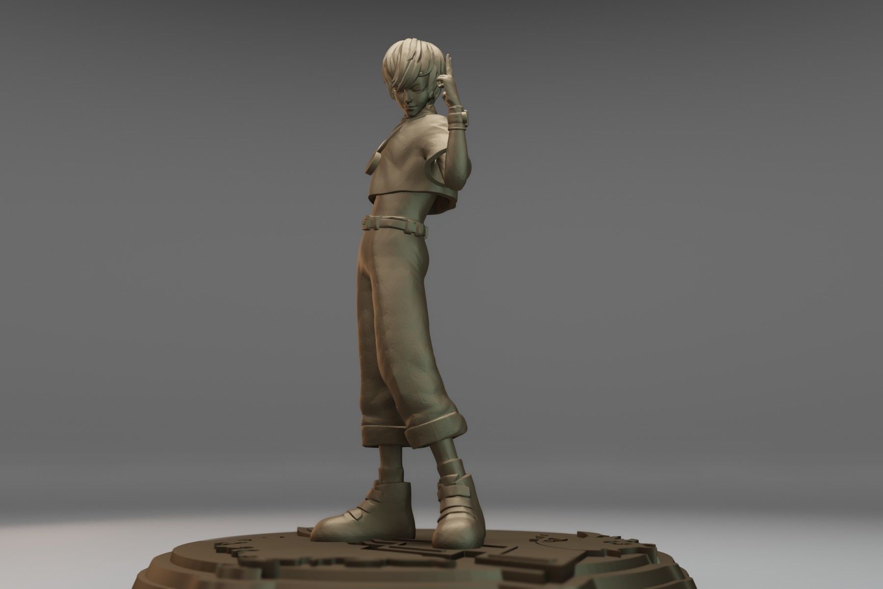 CHRIS OROCHI - THE KING OF FIGHTERS free 3D model 3D printable | CGTrader