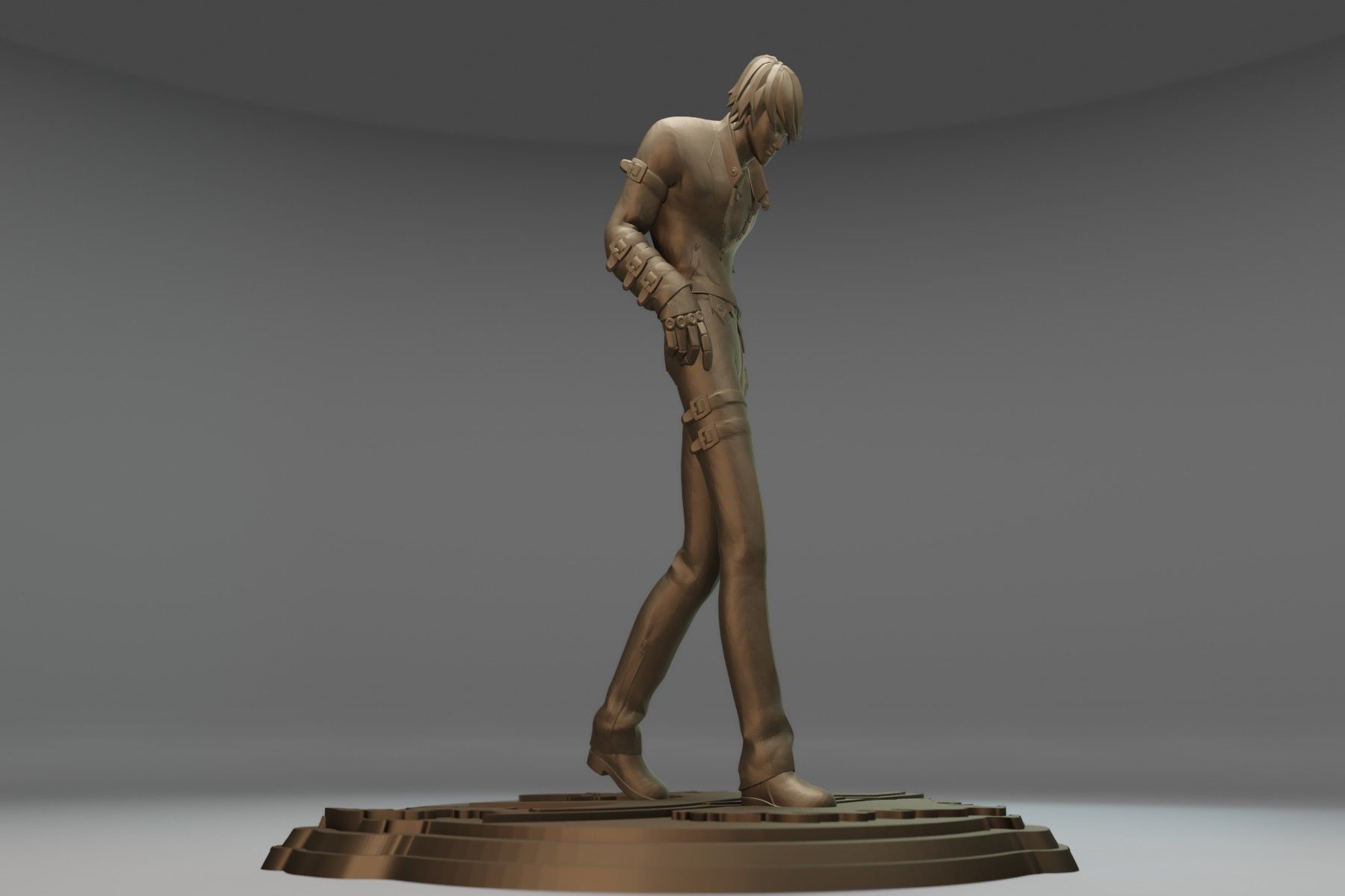 K - THE KING OF FIGHTERS 3D model 3D printable | CGTrader
