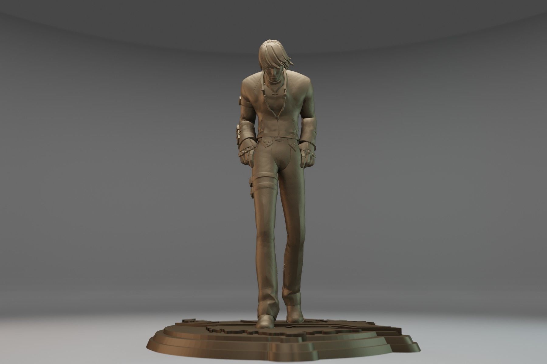 K - THE KING OF FIGHTERS 3D model 3D printable | CGTrader
