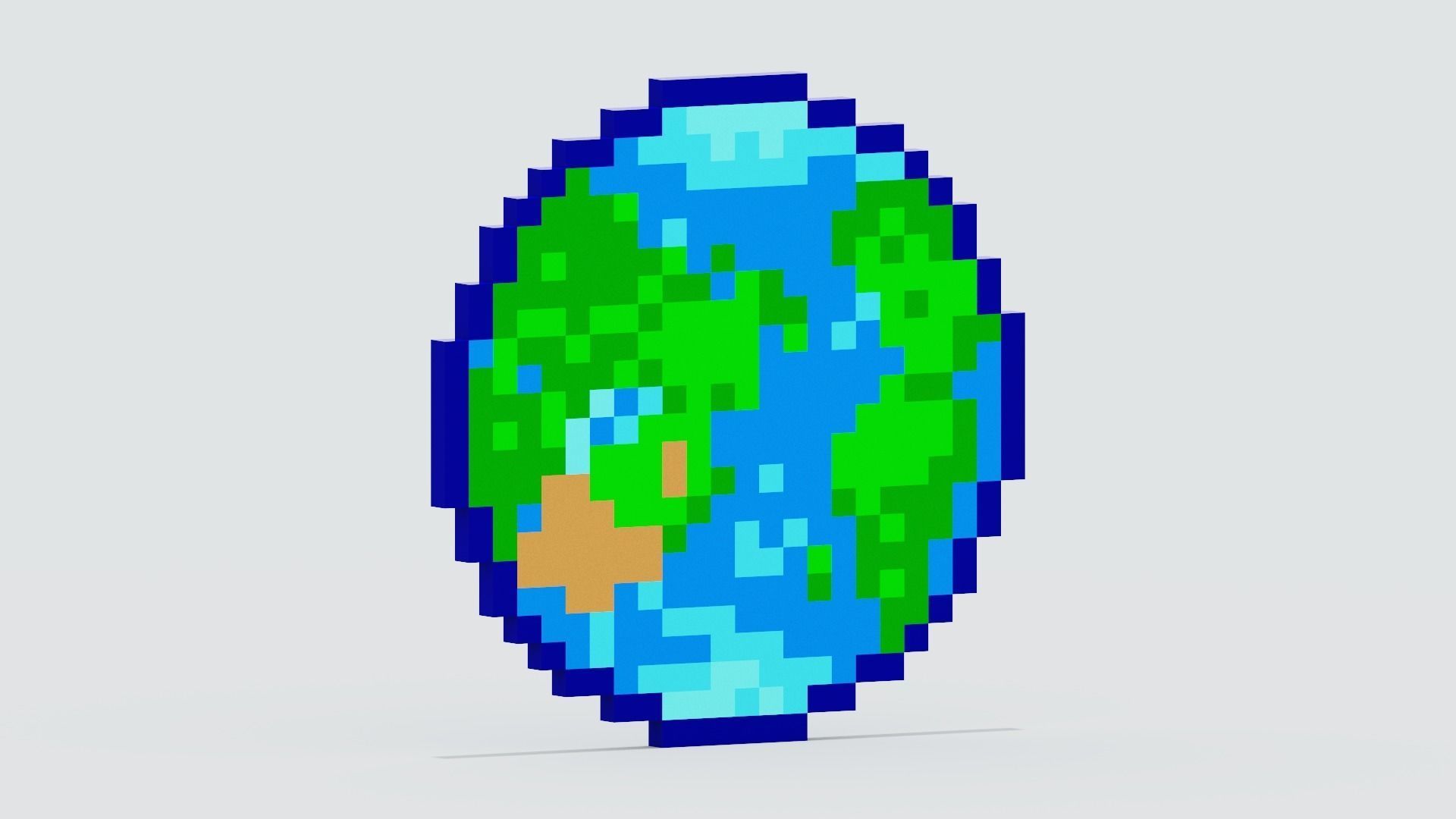 3D model Pixel World VR / AR / low-poly | CGTrader