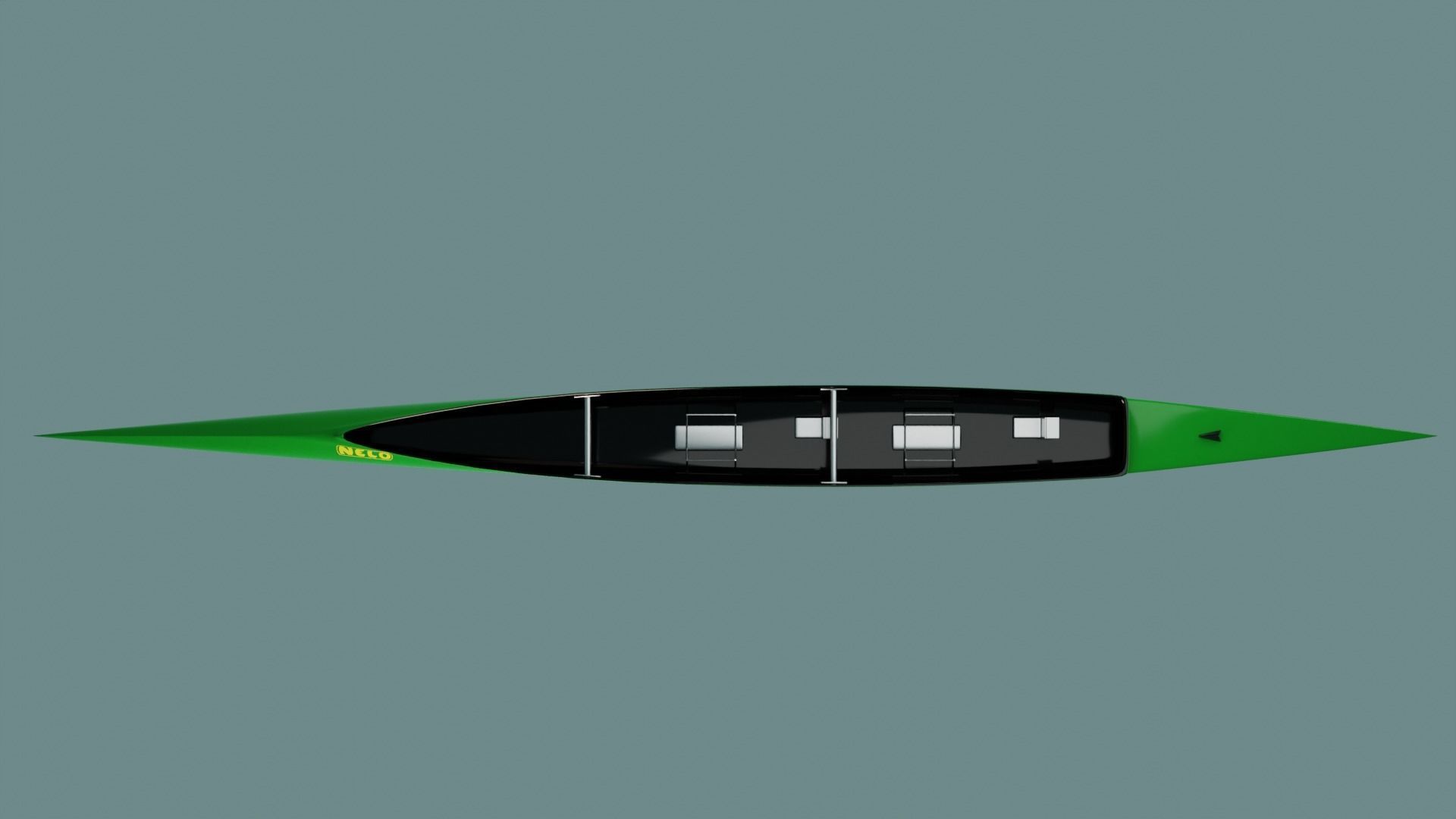 Sprint canoe - Nelo C2 CINCO 3D model | CGTrader