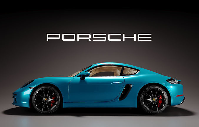 Porsche 718 Cayman S 3D model | CGTrader