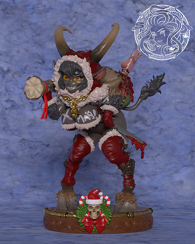 FEMALE KRAMPUS BY CREATIVE GEEK MB 3D model 3D printable | CGTrader