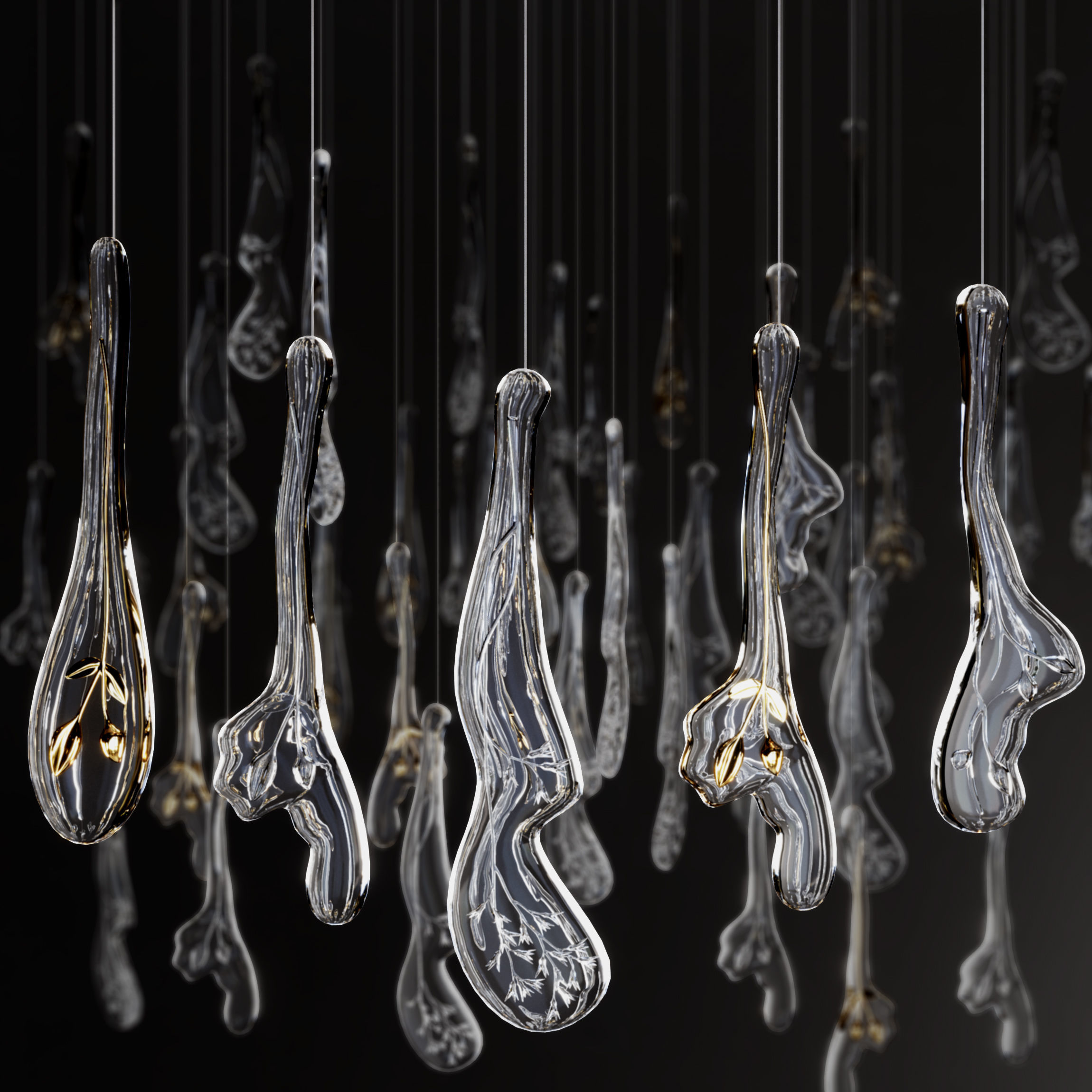 Lasvit Icon Chandelier 3D model | CGTrader