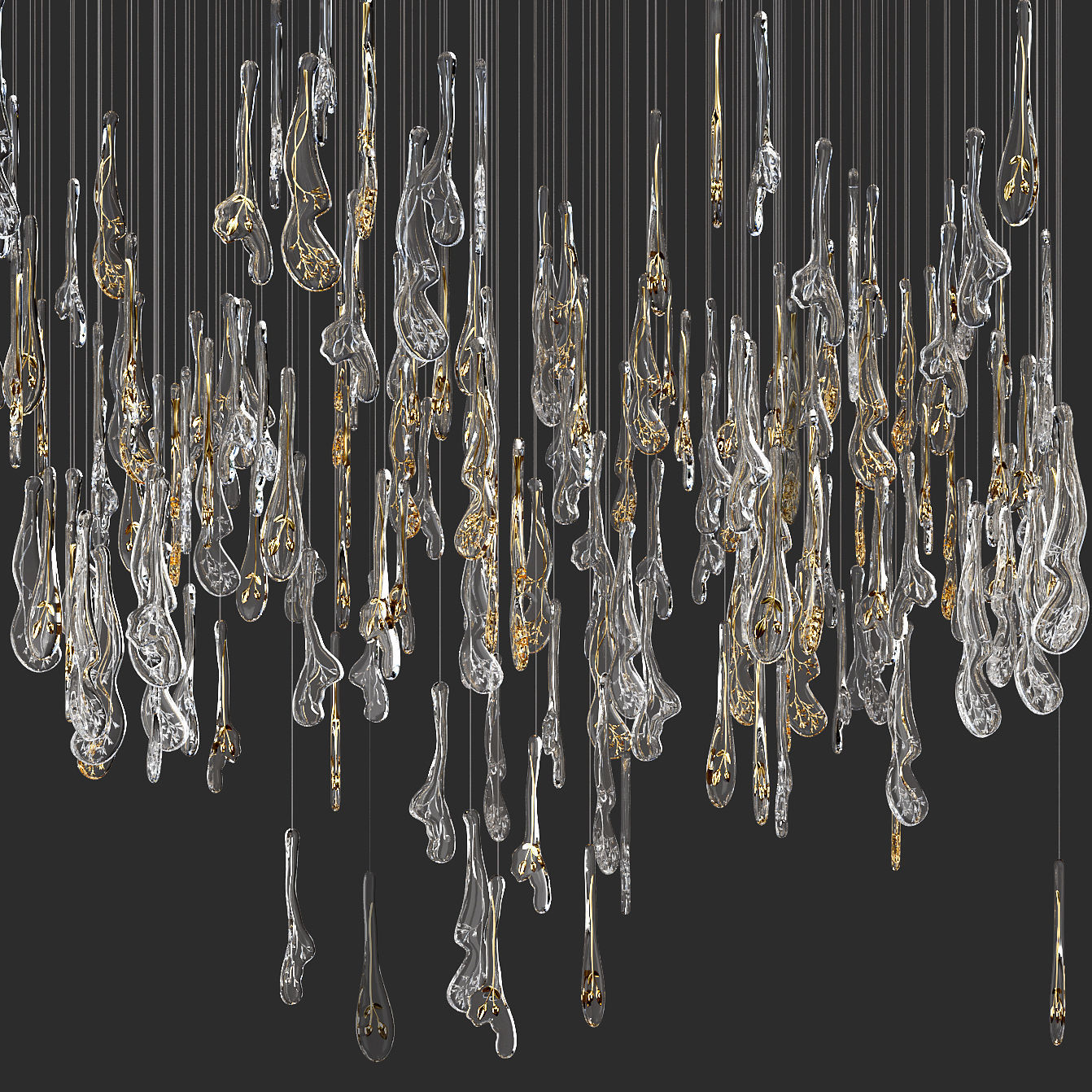Lasvit Icon Chandelier 3D model | CGTrader