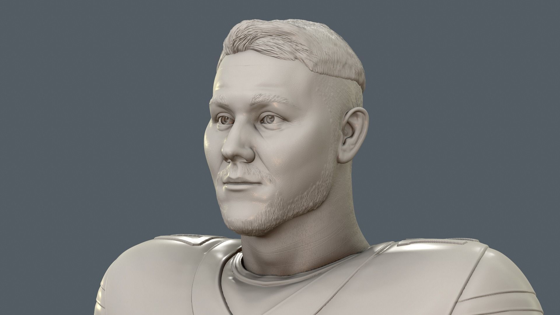 Josh Allen 3D model 3D printable | CGTrader