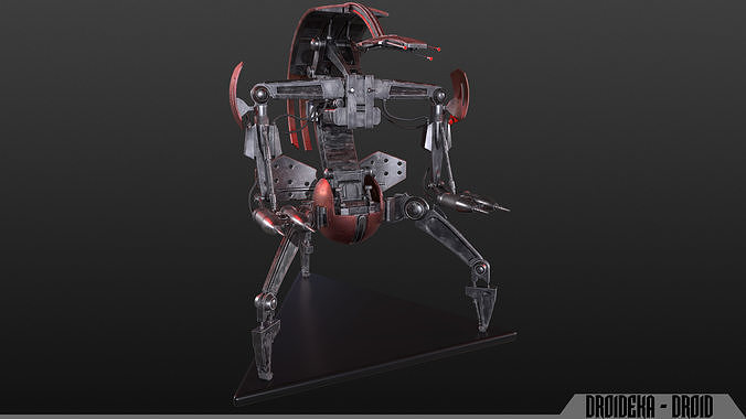 3D model Droideka Game Ready Model VR / AR / low-poly | CGTrader
