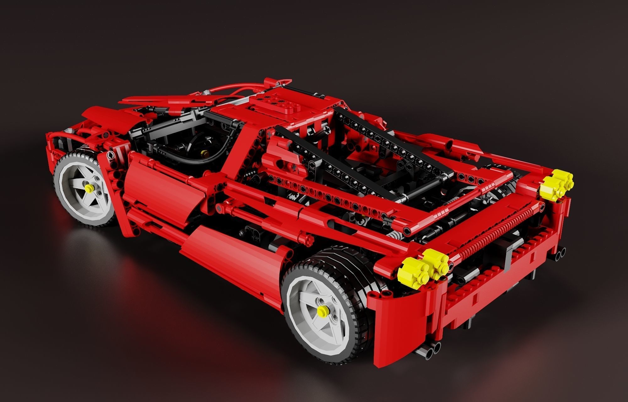 LEGO FERRARI ENZO 3D model | CGTrader