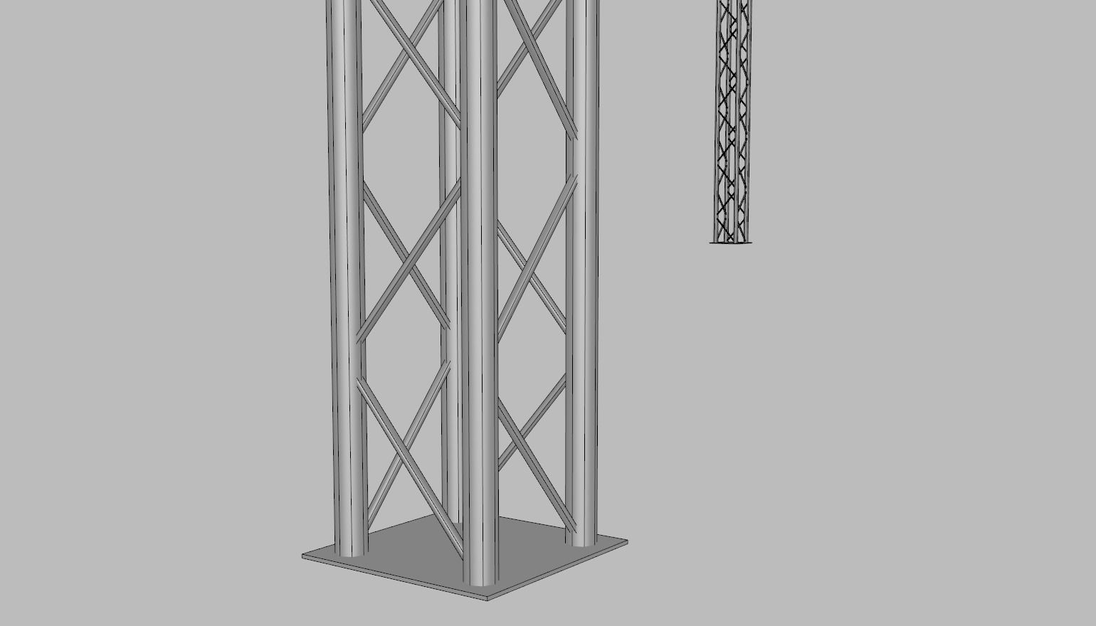 Rectangular Tent 12x6 Meters 3D model | CGTrader