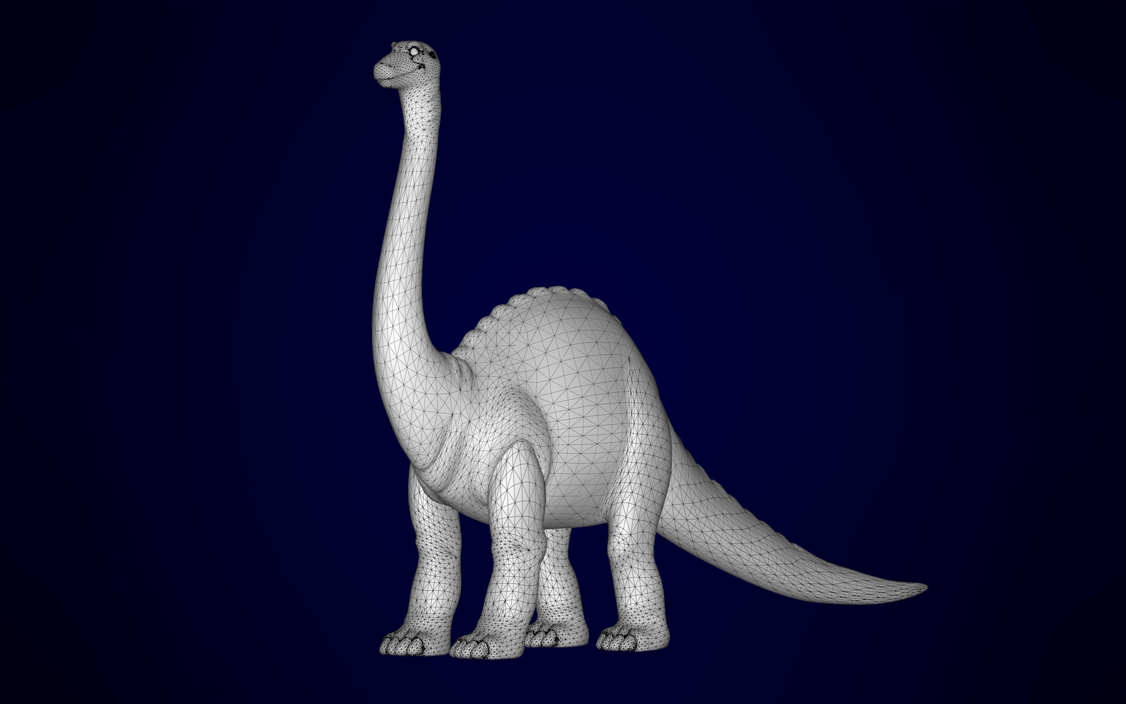 Bron Longneck 3D model | CGTrader