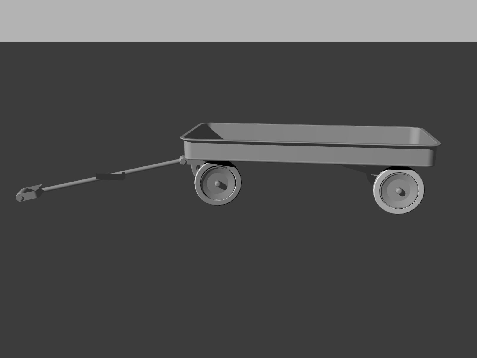 Simple Wagon free 3D model | CGTrader