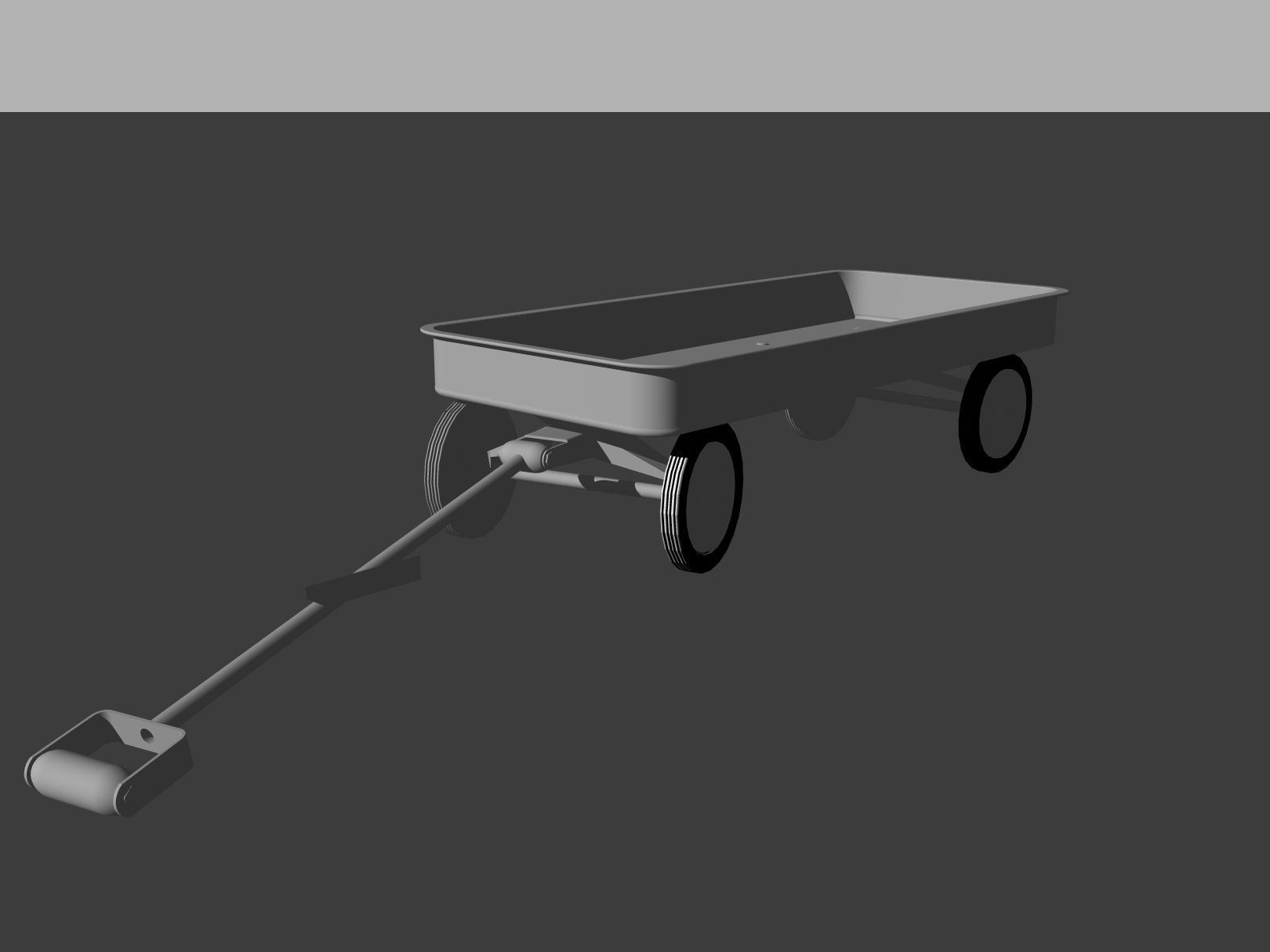 Simple Wagon free 3D model | CGTrader