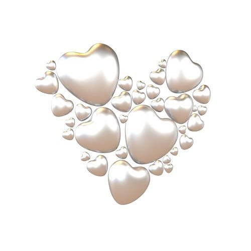 Combination Design Heart Icon v1 018 3D model | CGTrader