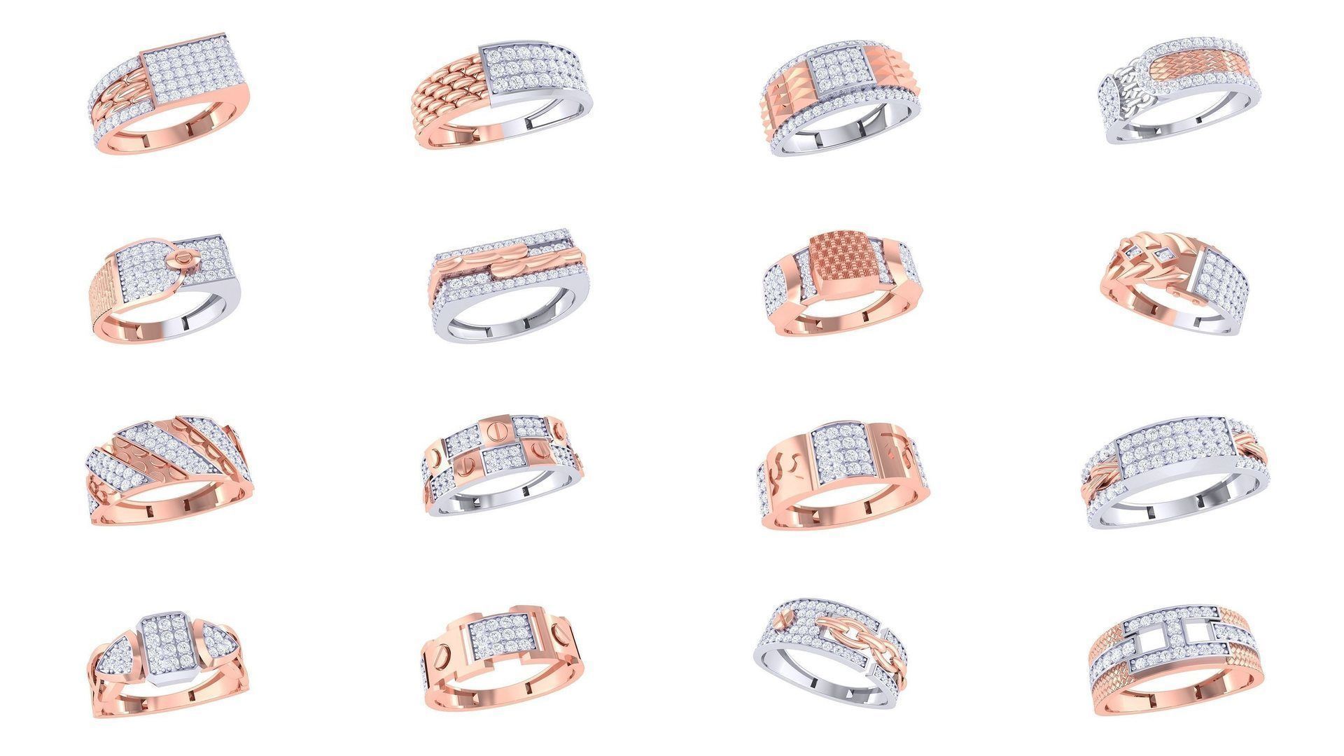 100 Engagement Wedding Rings Collection | CGTrader