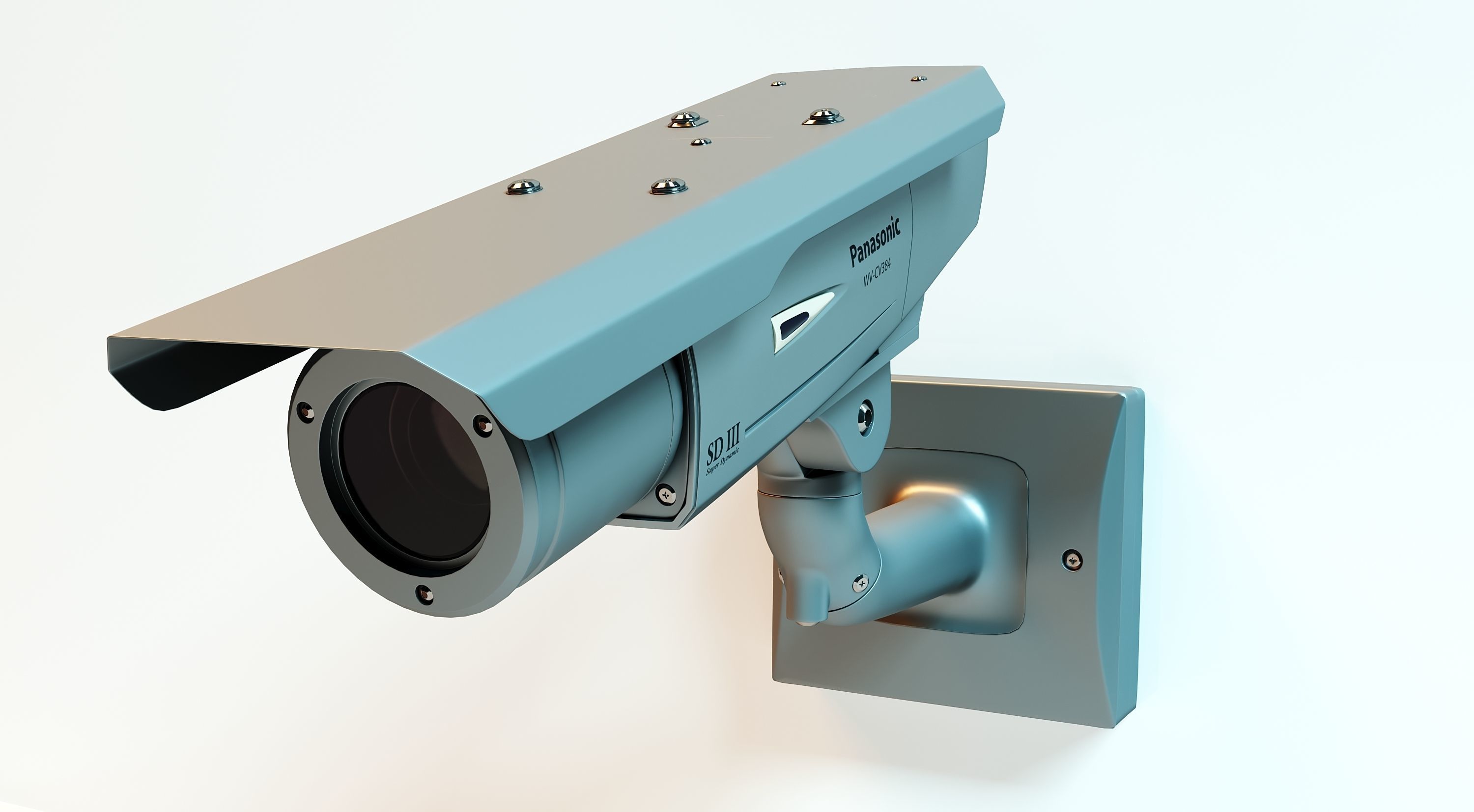 Surveillance Camera Panasonic CW380 3D model | CGTrader