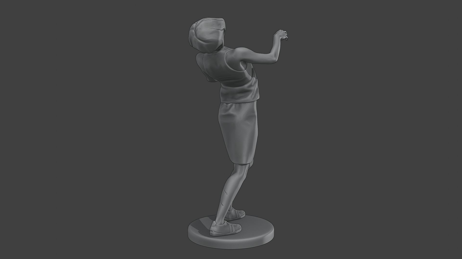 Casual Female Zombie CZ4 0005 3D model 3D printable | CGTrader