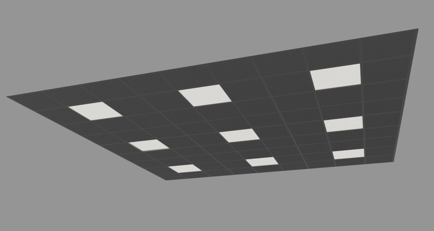 3D model Celing Light VR / AR / low-poly | CGTrader