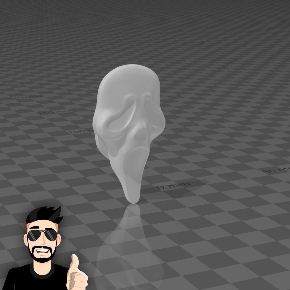 GHOSTFACE - SCREAM 3D model 3D printable | CGTrader