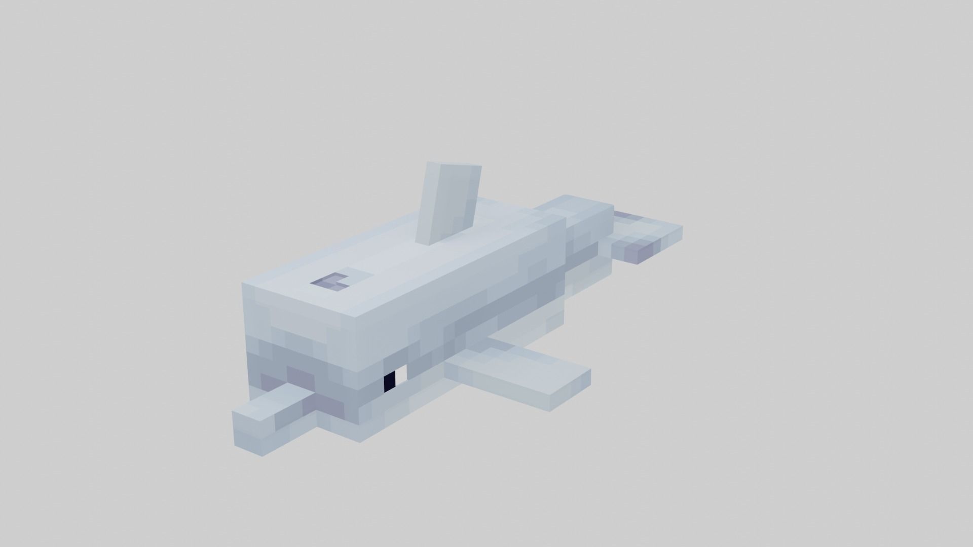 3D model Minecraft Dolphin VR / AR / low-poly | CGTrader