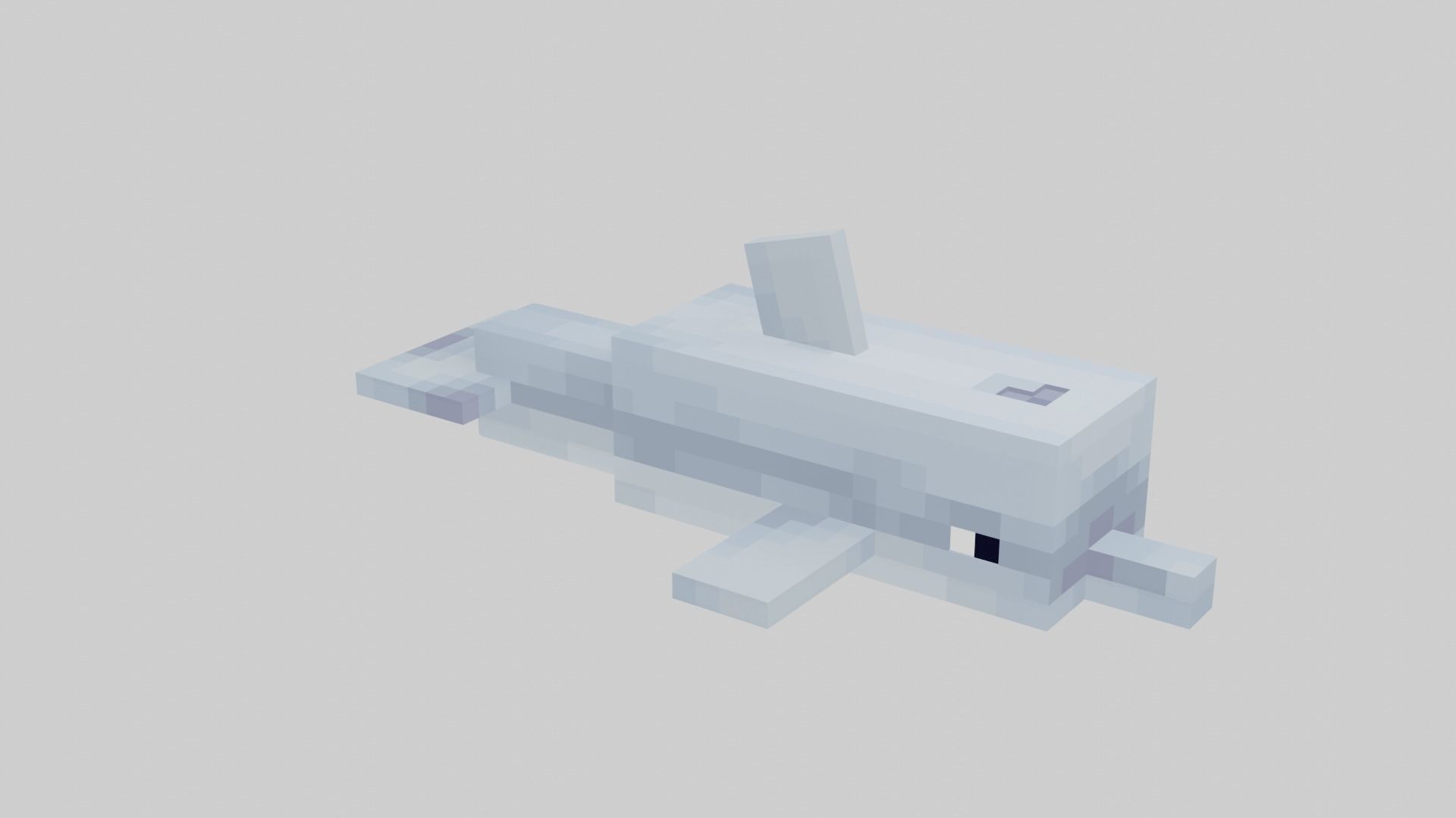 3D model Minecraft Dolphin VR / AR / low-poly | CGTrader
