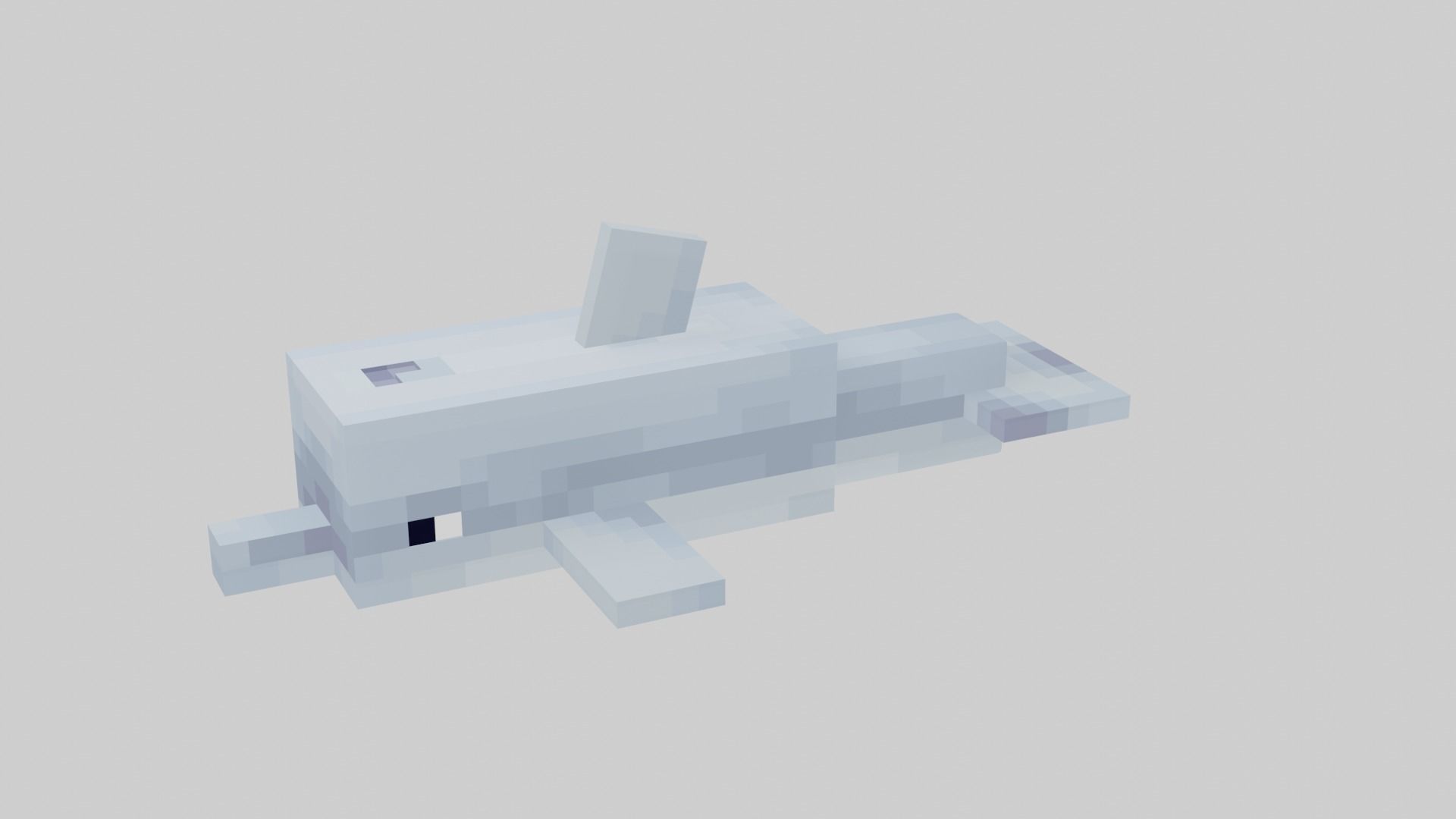 3D model Minecraft Dolphin VR / AR / low-poly | CGTrader