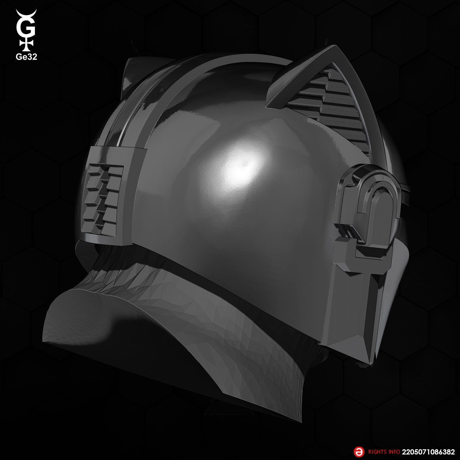 MANDO CAT - HELMET 3D model 3D printable | CGTrader
