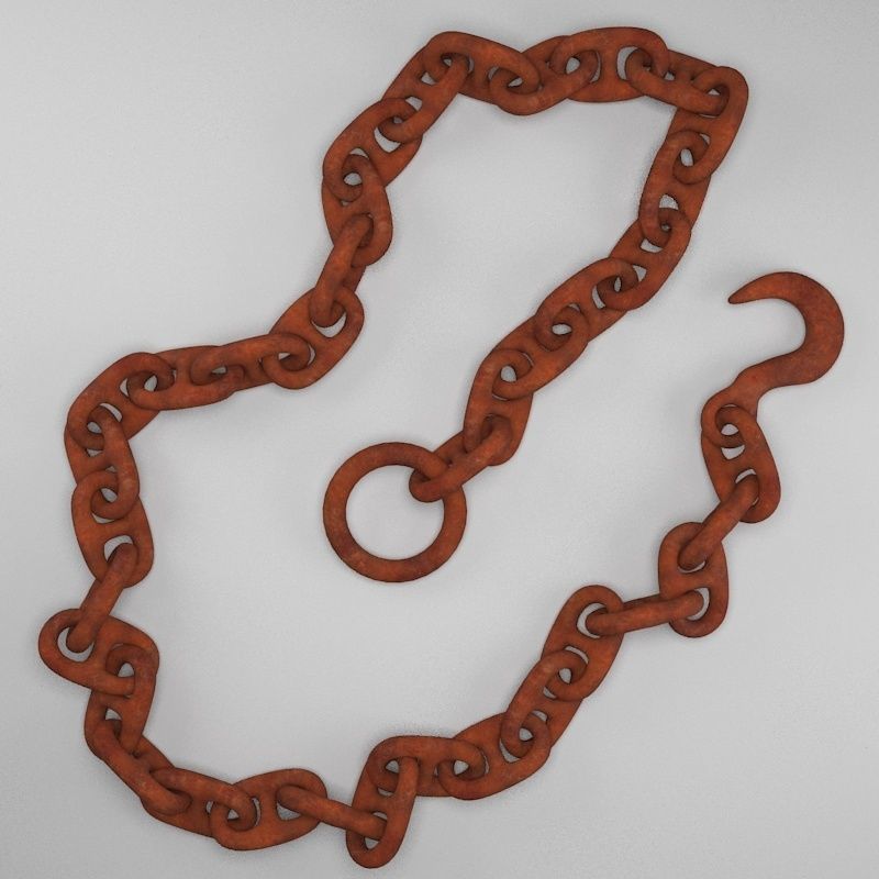 The Chain with loop 3D model | CGTrader