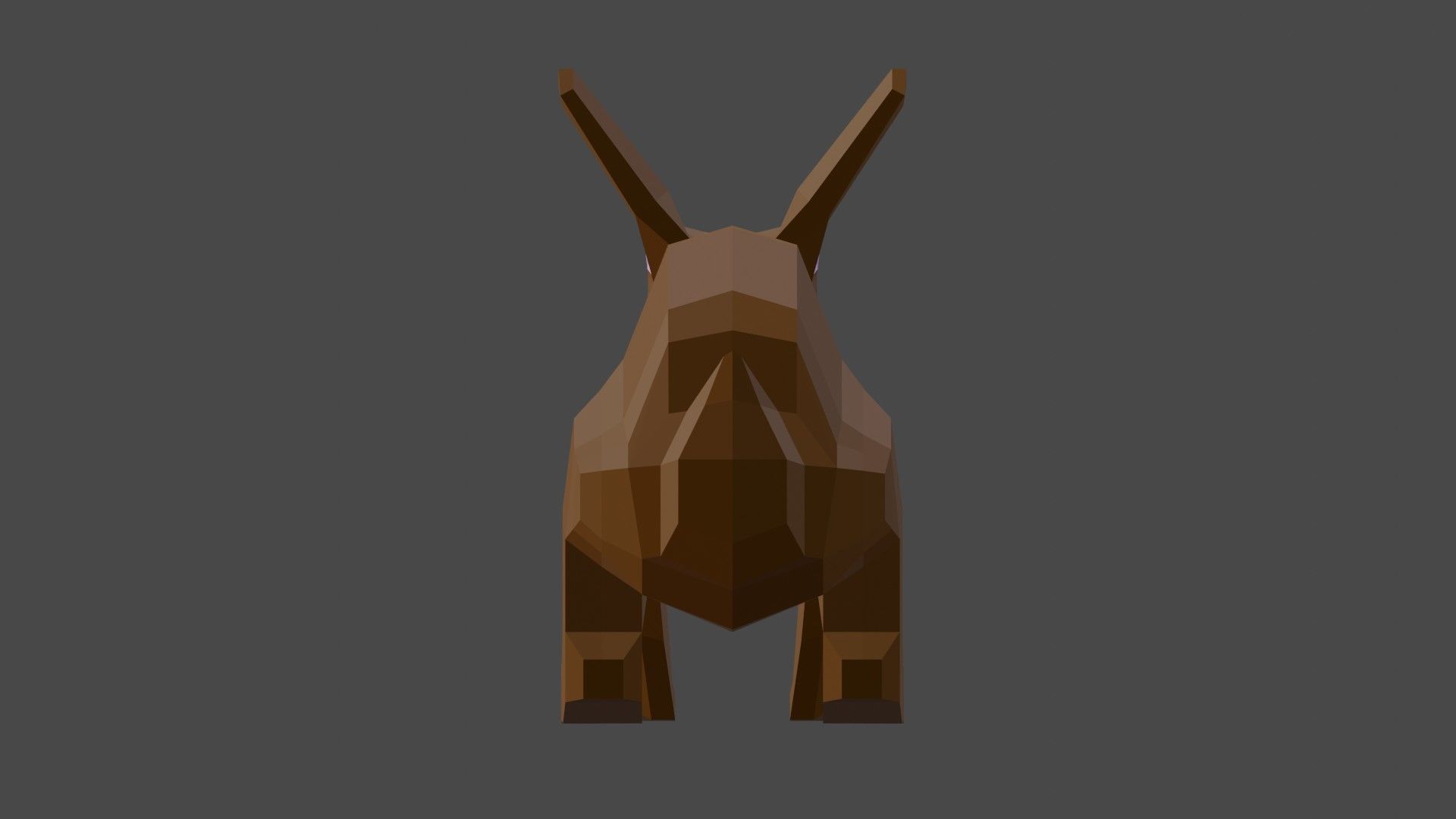 3D model The Rabbit Low Poly VR / AR / low-poly | CGTrader