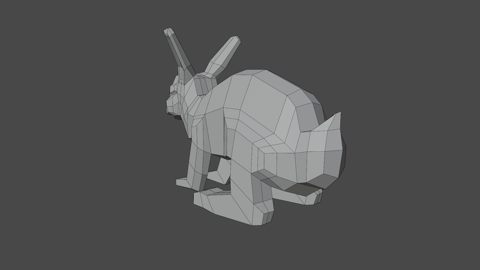 3D model The Rabbit Low Poly VR / AR / low-poly | CGTrader