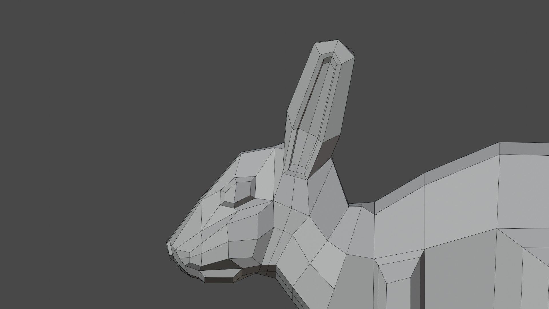 3D model The Rabbit Low Poly VR / AR / low-poly | CGTrader
