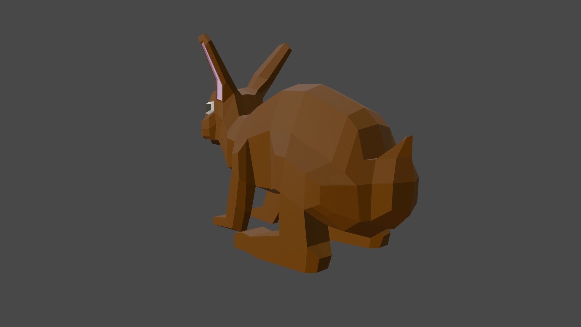 3D model The Rabbit Low Poly VR / AR / low-poly | CGTrader
