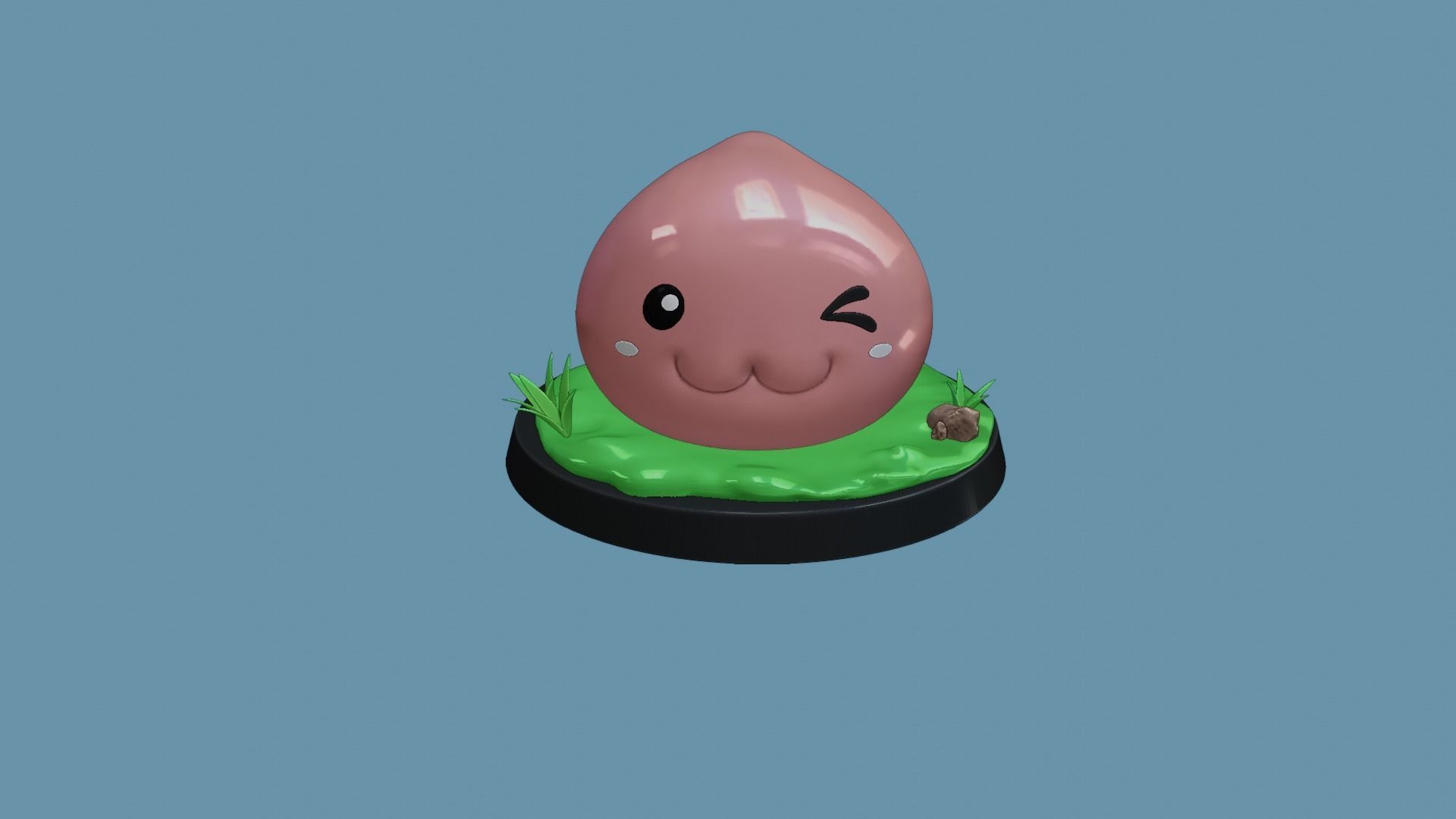 PORING FROM RAGNAROK ONLINE MMORPG 3D model 3D printable | CGTrader