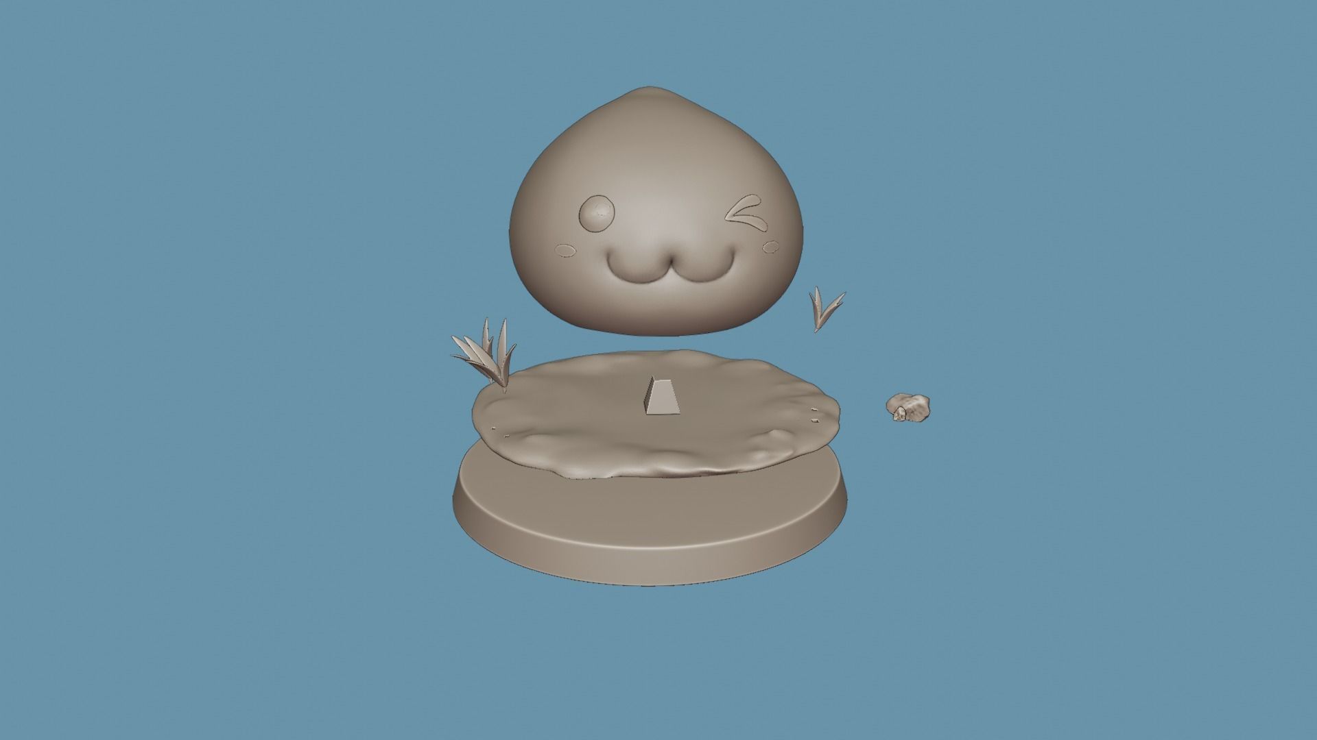 PORING FROM RAGNAROK ONLINE MMORPG 3D model 3D printable | CGTrader