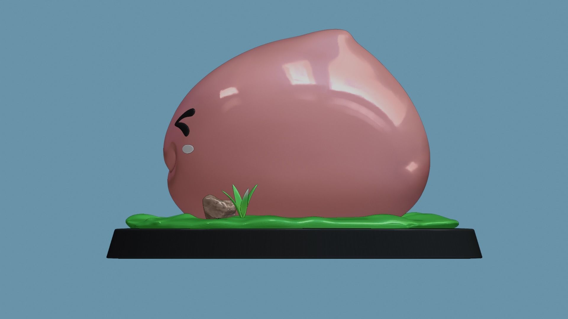 PORING FROM RAGNAROK ONLINE MMORPG 3D model 3D printable | CGTrader