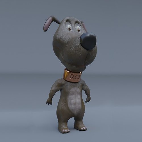 3D Dog Character Design 3D model | CGTrader