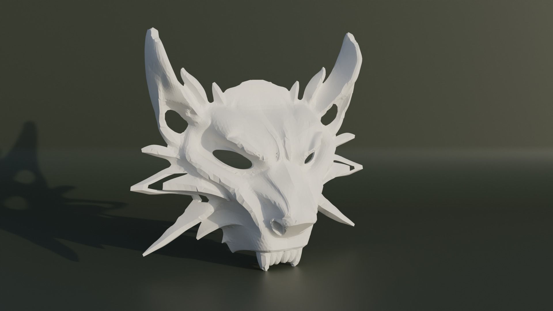Witcher Wolf Costume Face Mask 3D model 3D printable | CGTrader