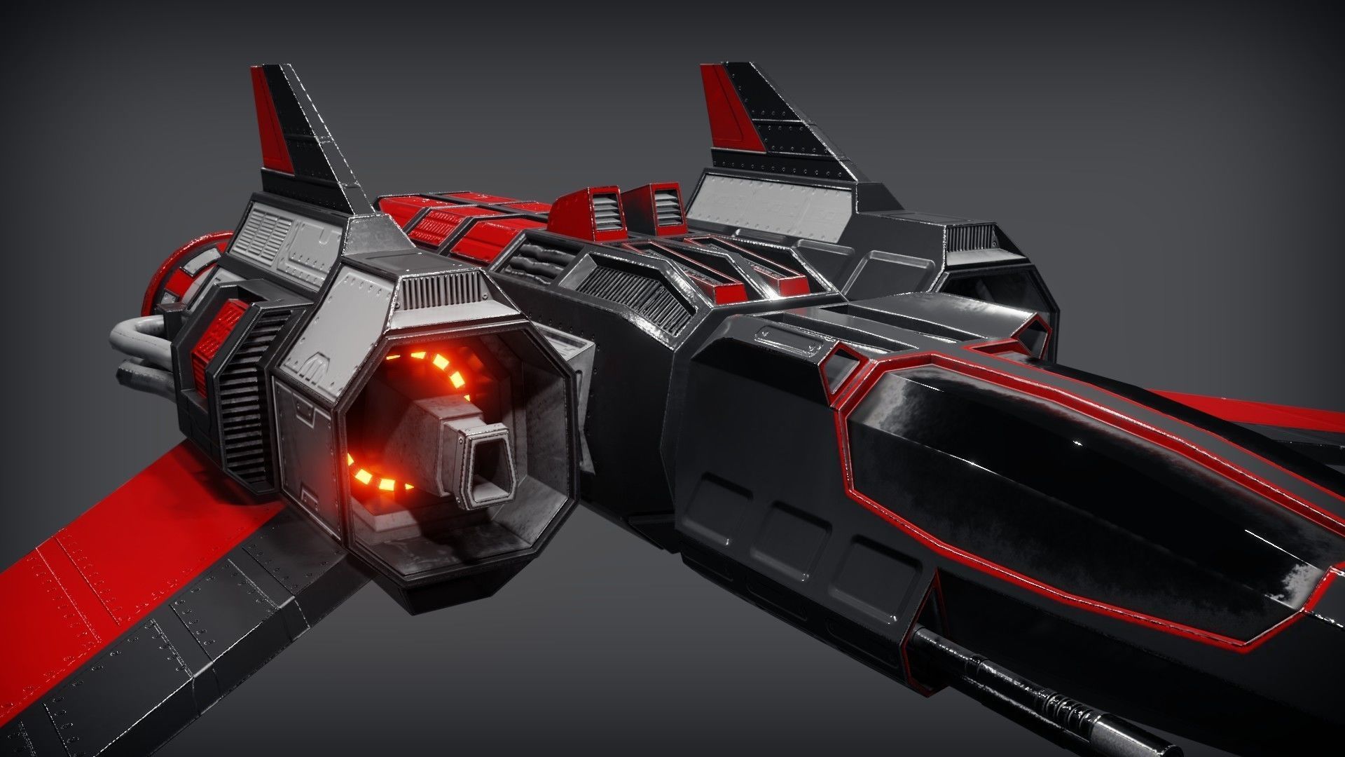 SpaceShip free VR / AR / low-poly 3D model | CGTrader