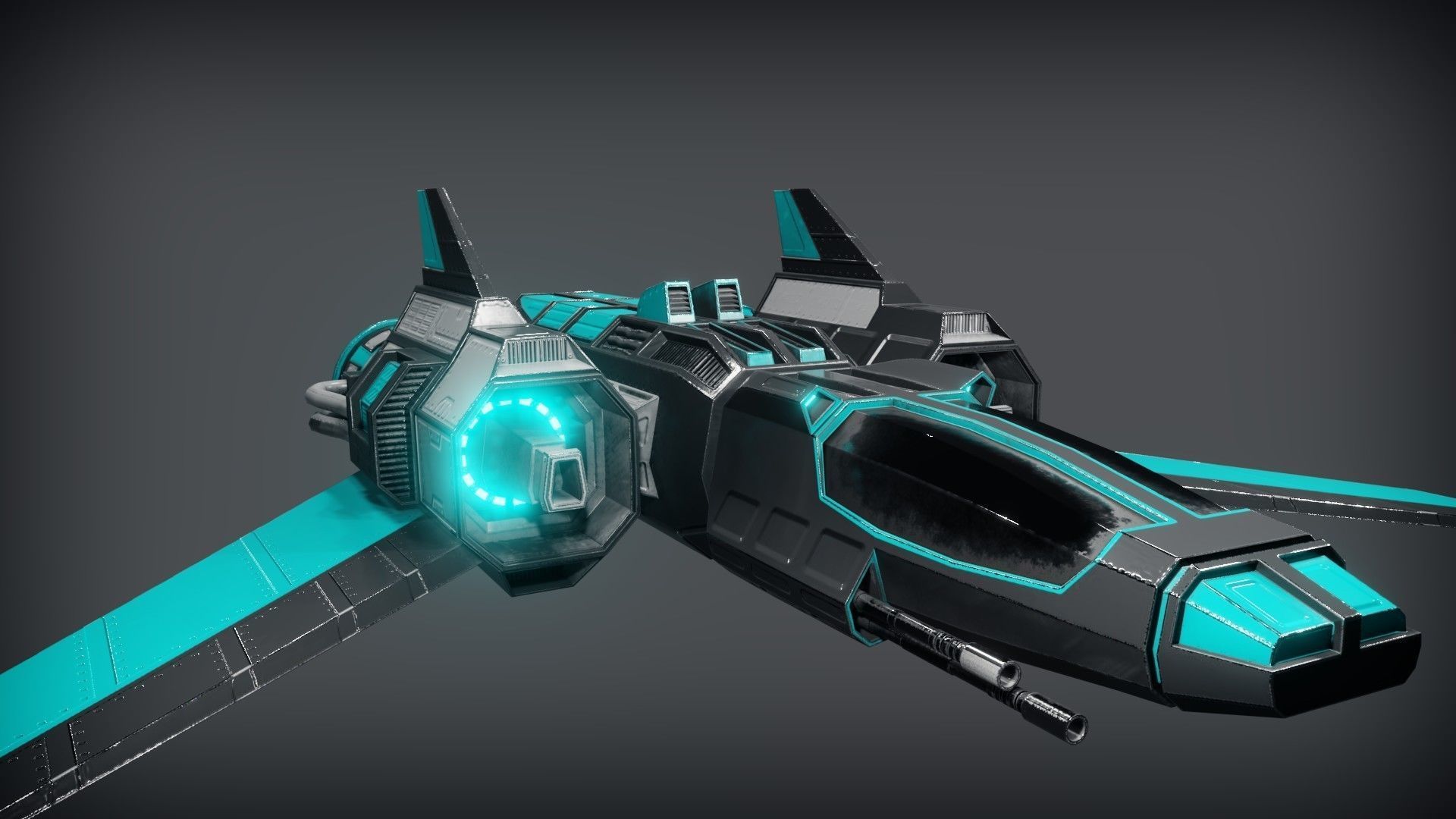 SpaceShip free VR / AR / low-poly 3D model | CGTrader