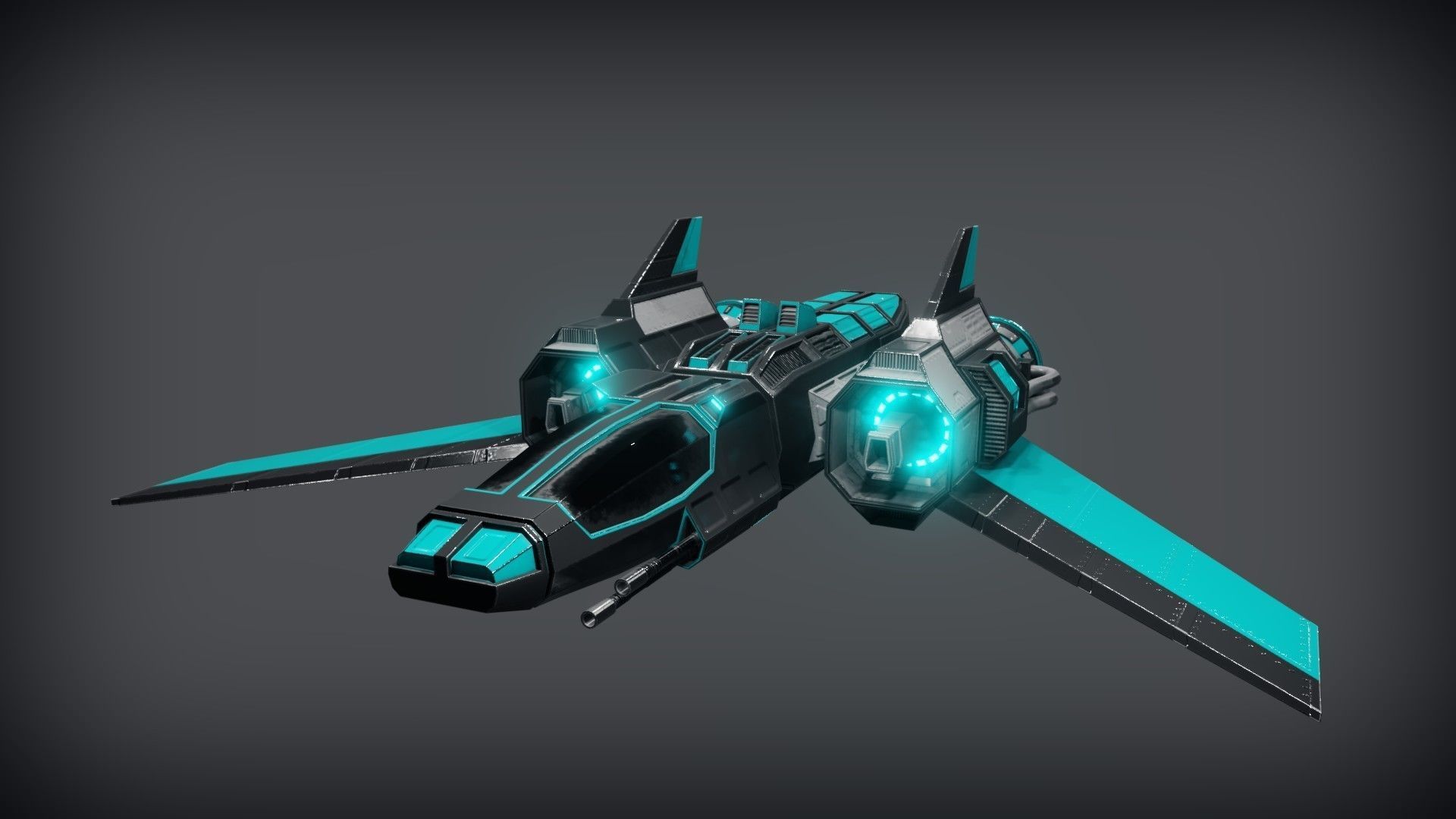 SpaceShip free VR / AR / low-poly 3D model | CGTrader
