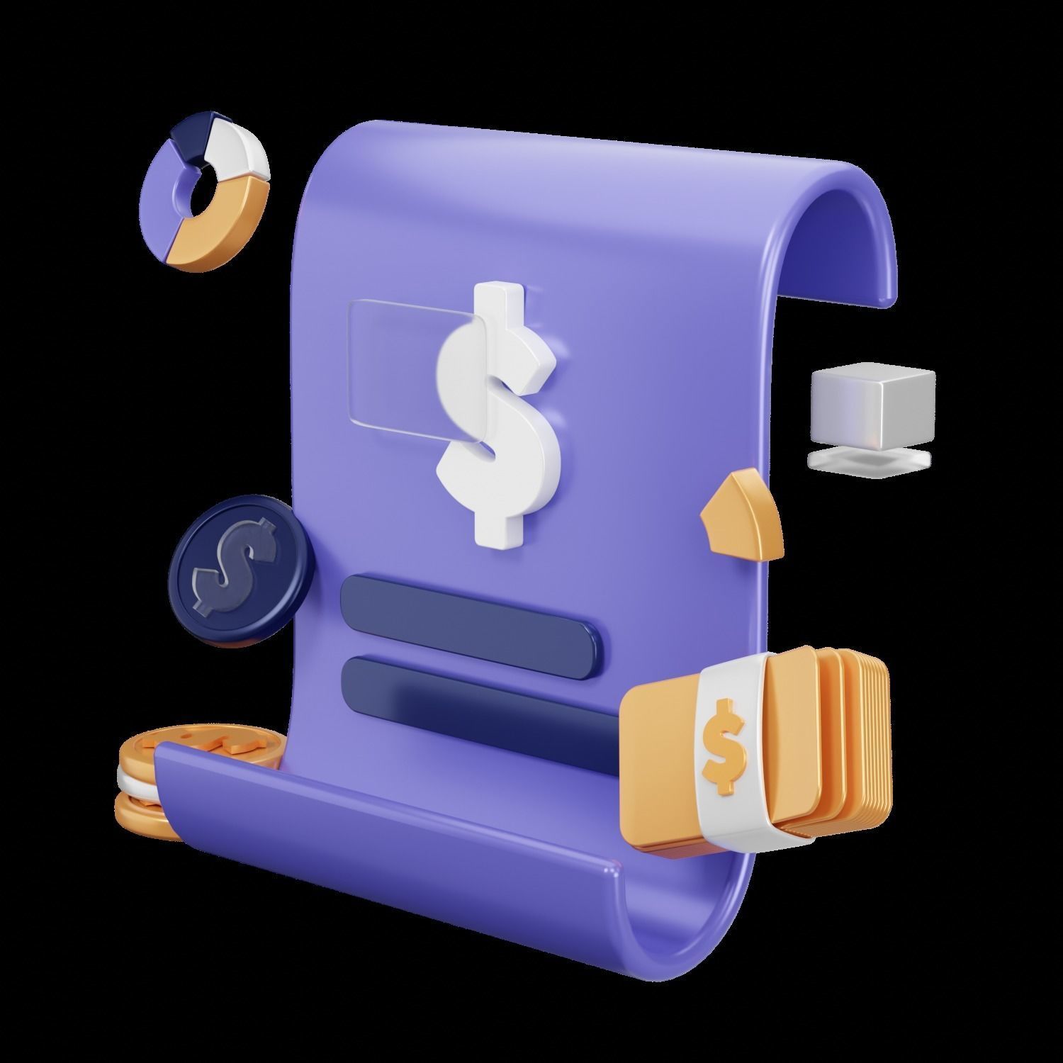 Finance 3D Icon Set 3D model | CGTrader