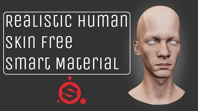 Realistic Human Skin Free Smart Material free 3D model | CGTrader