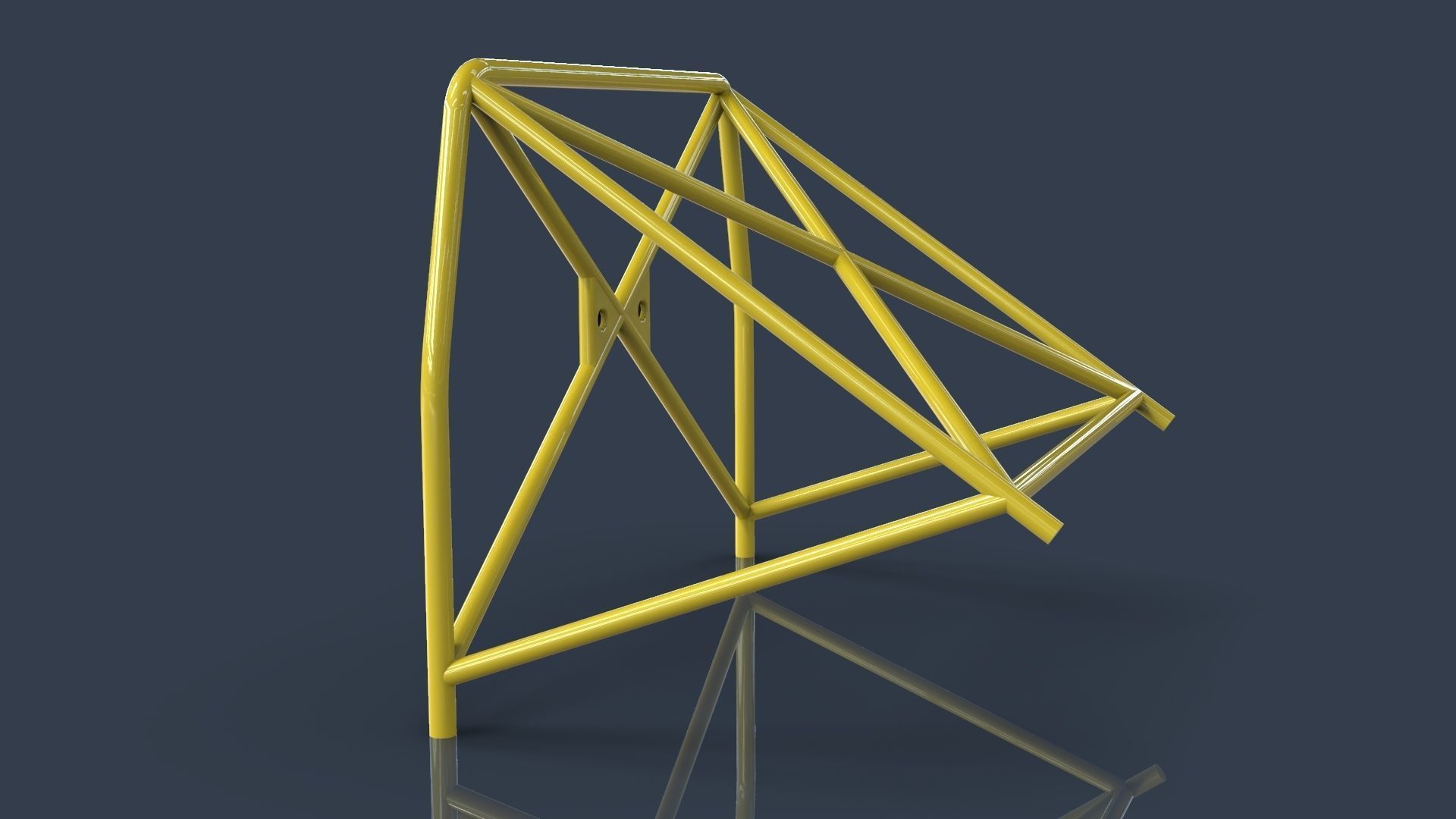 Roll cage V3 -half cage 3D model | CGTrader