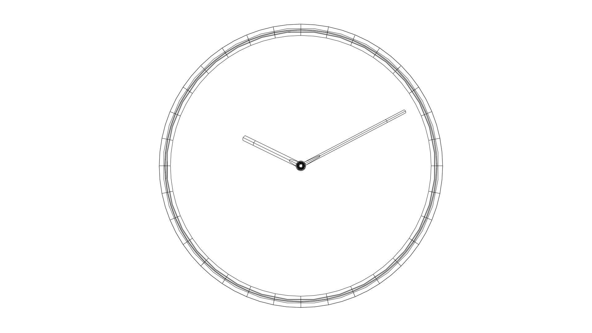 3D model Basic Realistic Wall Clock 3D model VR / AR / low-poly | CGTrader