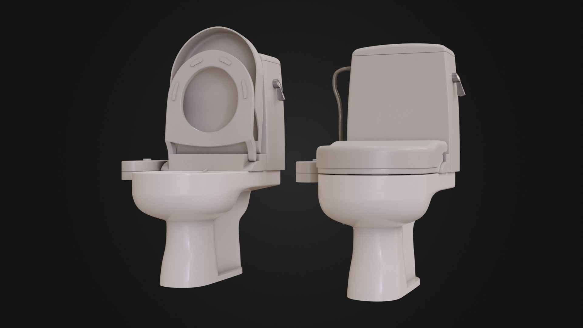 3D model Japanese Toilet Bidet 01 VR / AR / low-poly | CGTrader