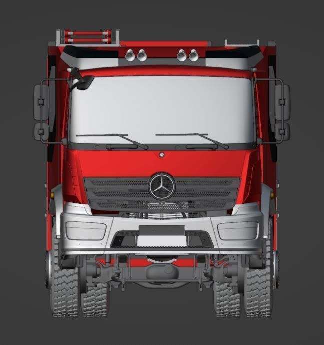 Mercedes Benz Atego 1530 - HLF - Ziegler 3D model | CGTrader