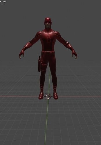 Dare Devil from Fortnite free VR / AR / low-poly 3D model animated ...